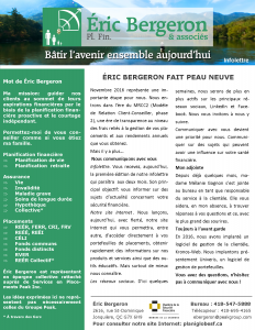 Éric Bergeron fait peau neuve - Maison Digilor inc.